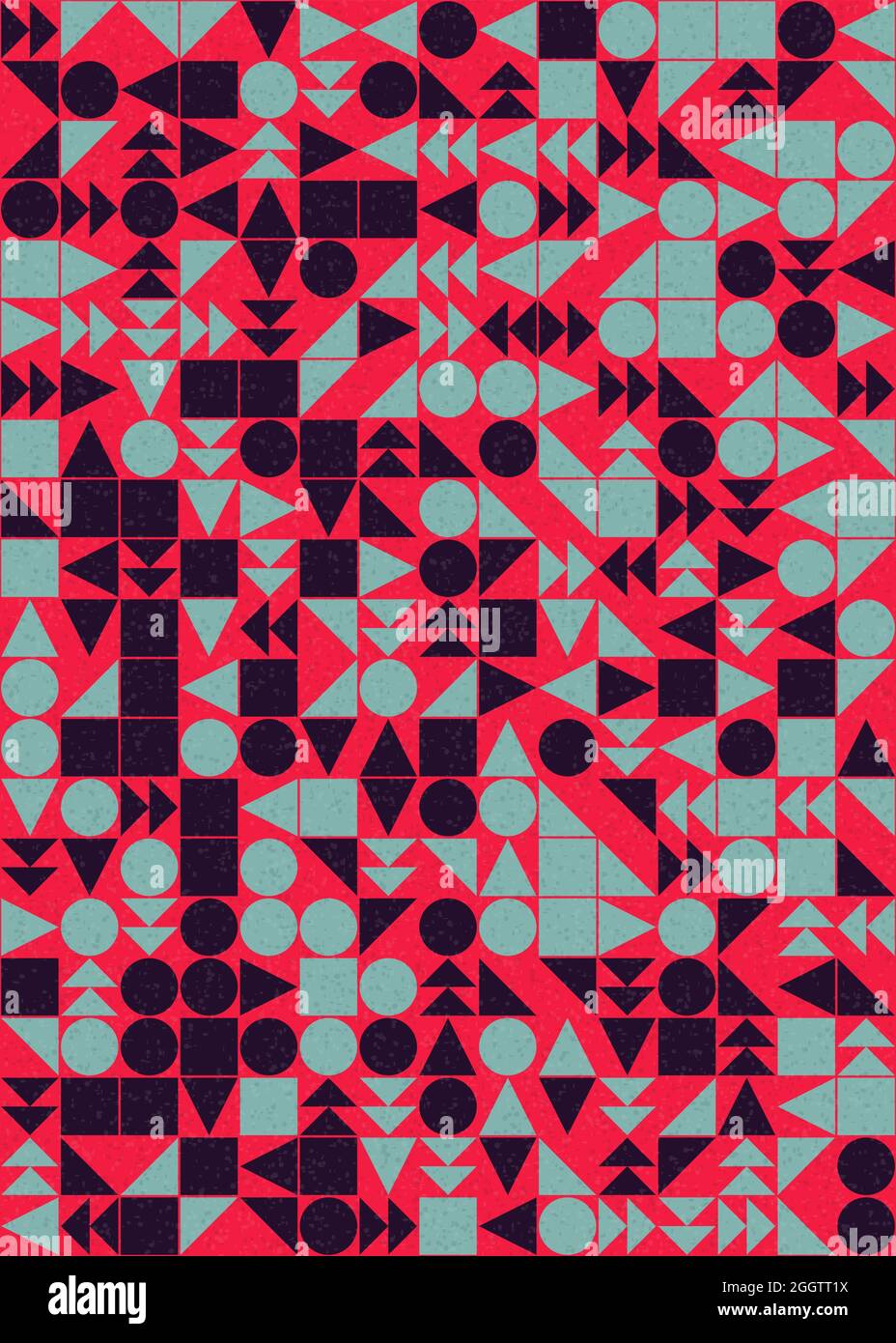 Abstract Geometrical Generative Computational Art Illustration Stock