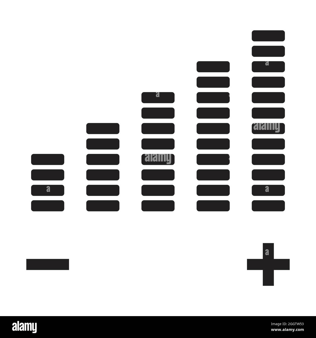 volume adjustment icon vector for graphic design, logo, website, social ...