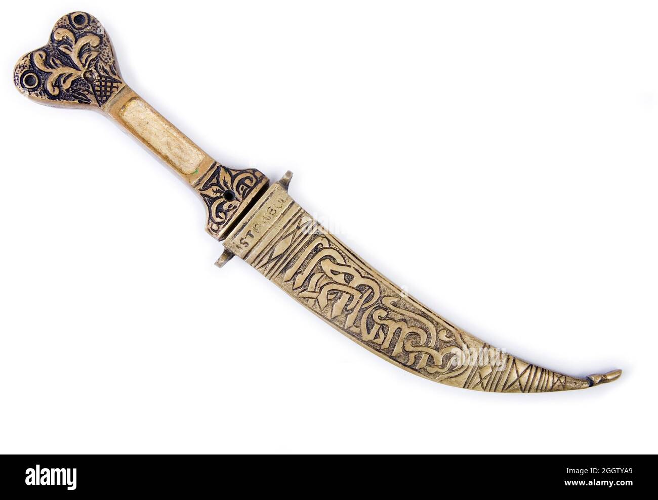 Turkish dagger from the 19th century Stock Photo - Alamy
