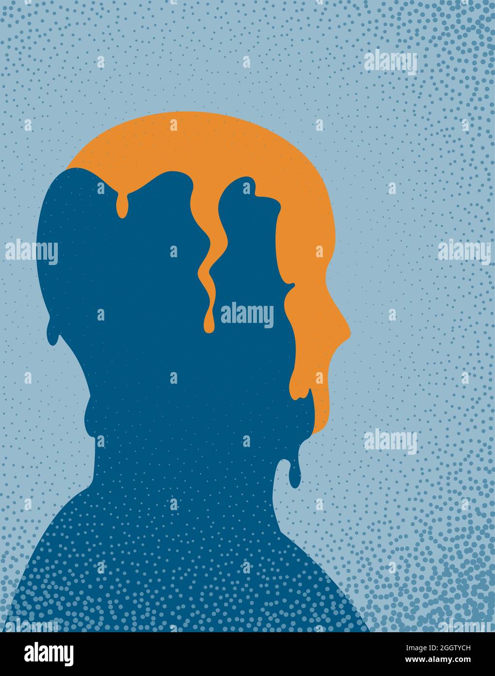 Man mental health issues Stock Vector Images - Alamy