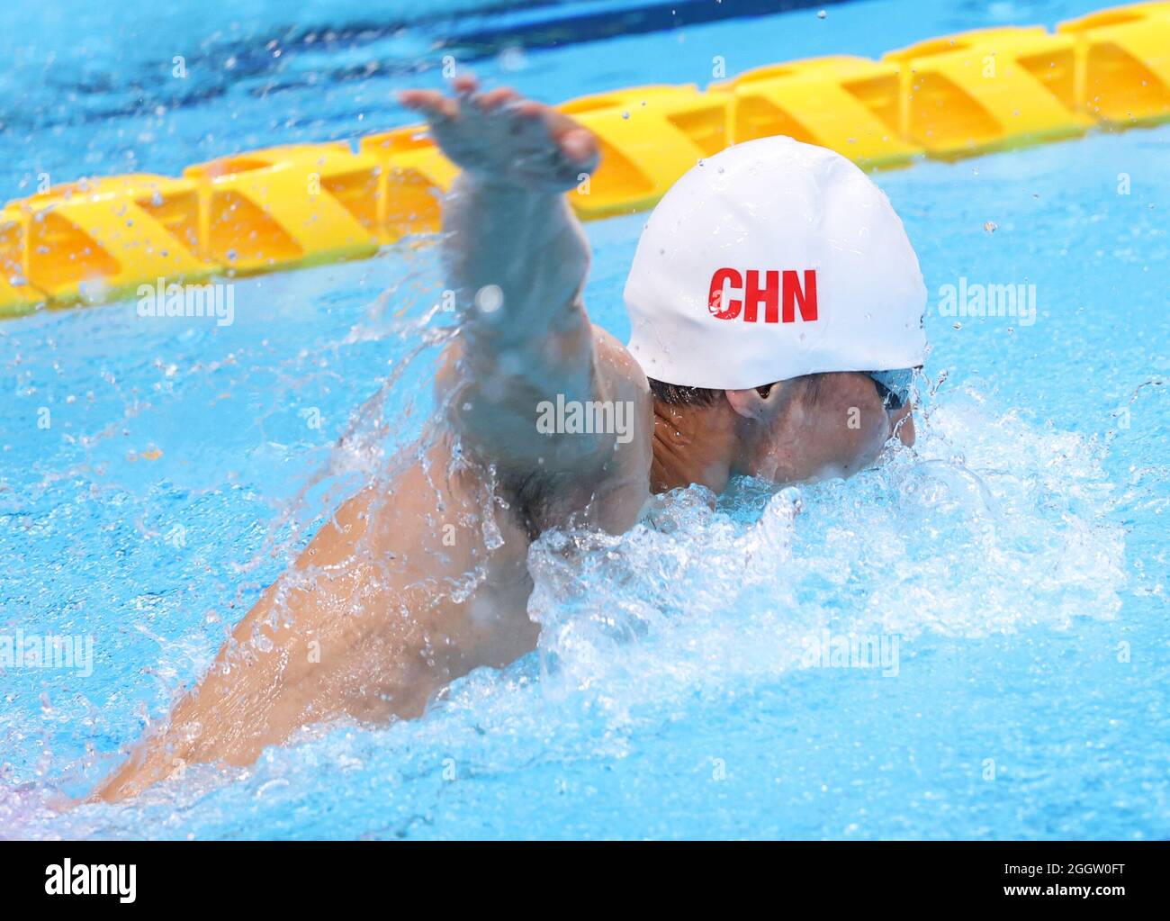 (210903) -- TOKYO, Sept. 3, 2021 (Xinhua) -- Yang Feng of China ...