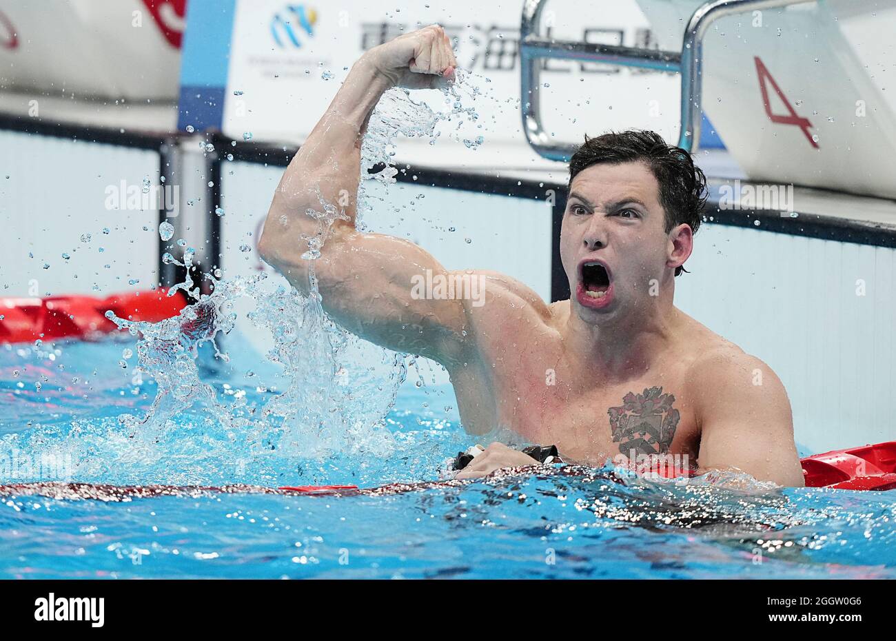 (210903) -- TOKYO, Sept. 3, 2021 (Xinhua) -- Evan Austin of the United ...