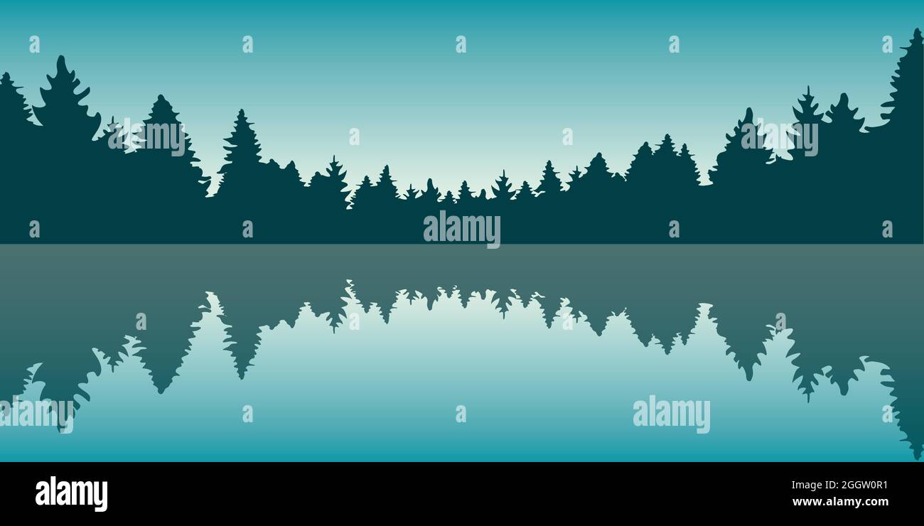 Nature and forest Stock Vector Images - Alamy