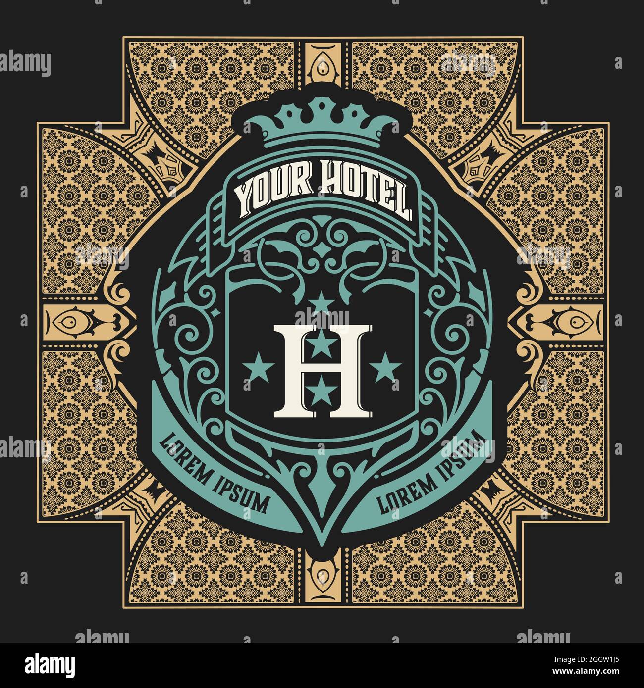 Western card with vintage style Stock Vector Image & Art - Alamy