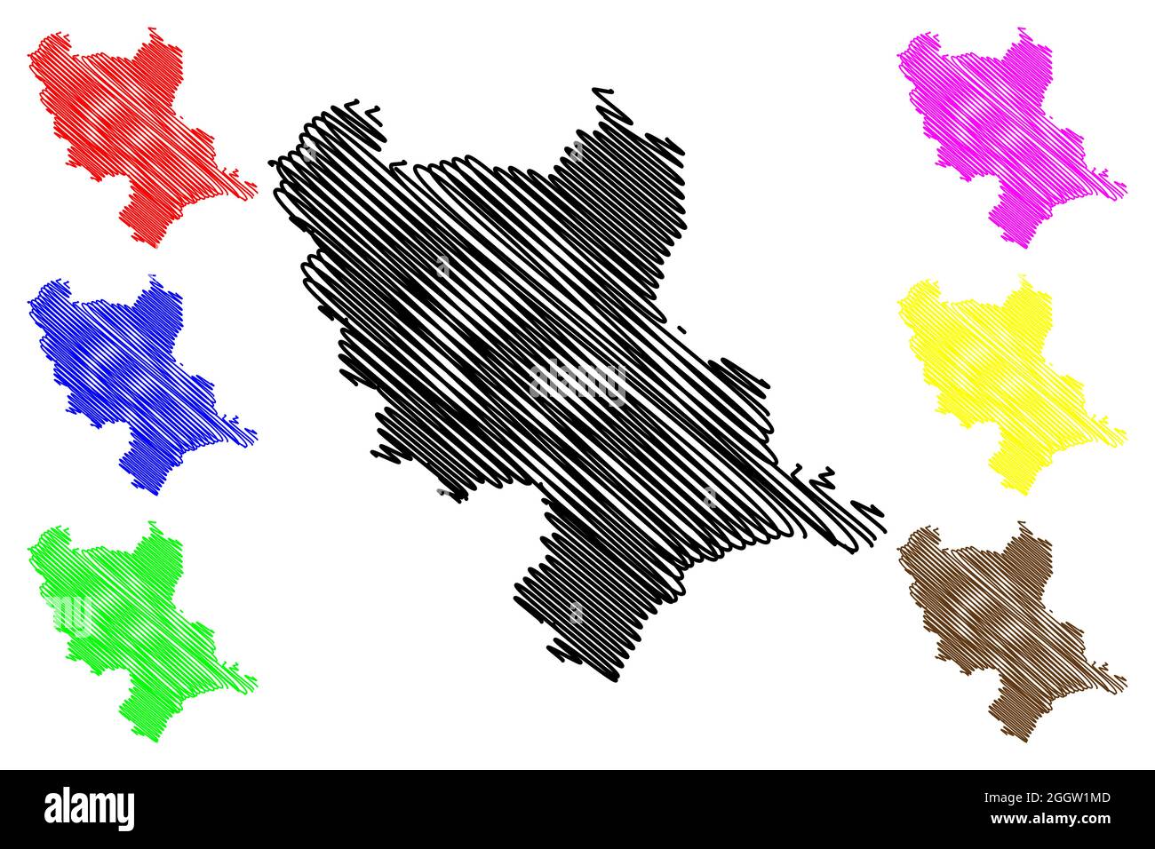 Rhein-Erft-Kreis district (Federal Republic of Germany, State of North Rhine-Westphalia, NRW ...