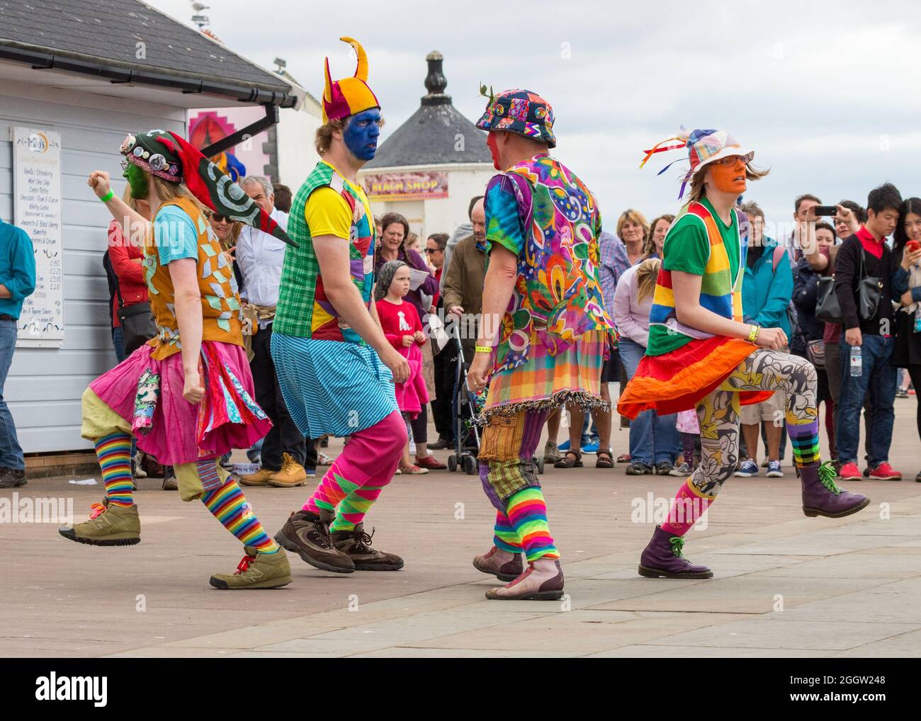 Traditional folk dancers at Whitby folk week Stock Photo - Alamy