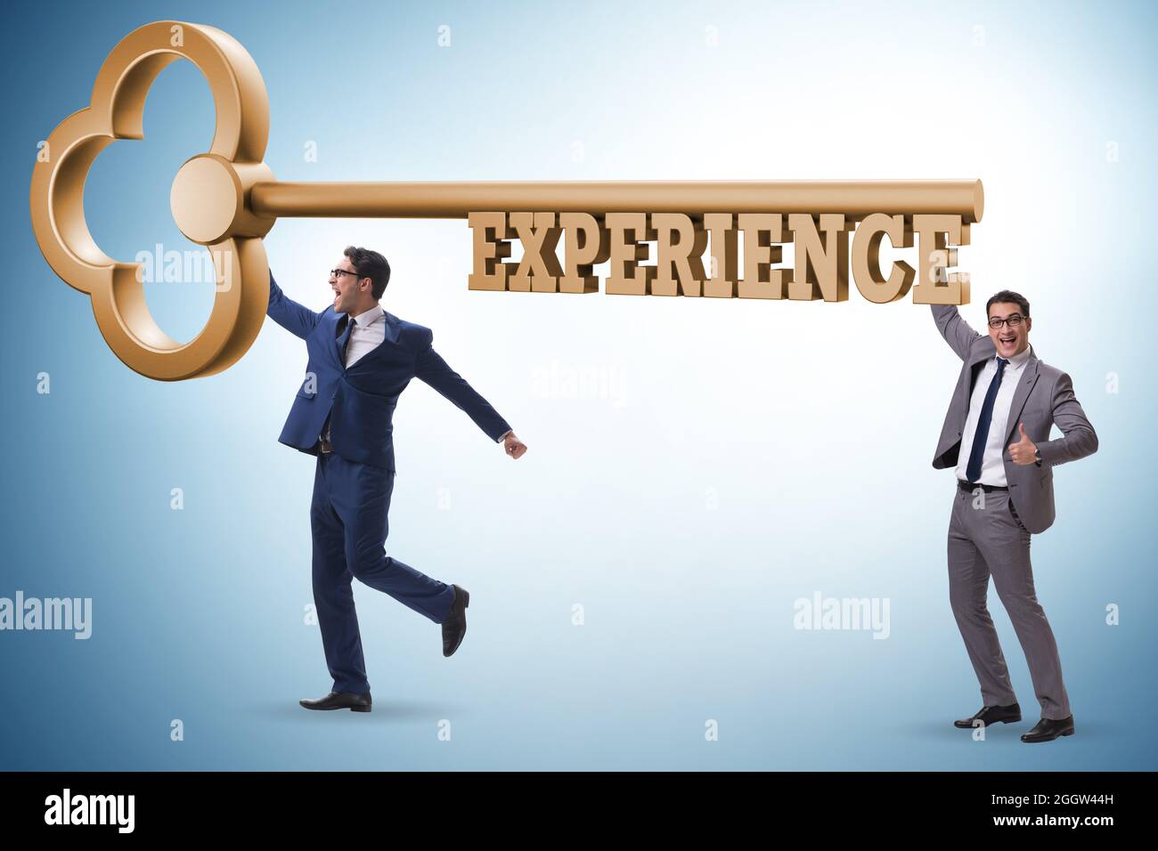 Experience and competence concept with the key Stock Photo - Alamy