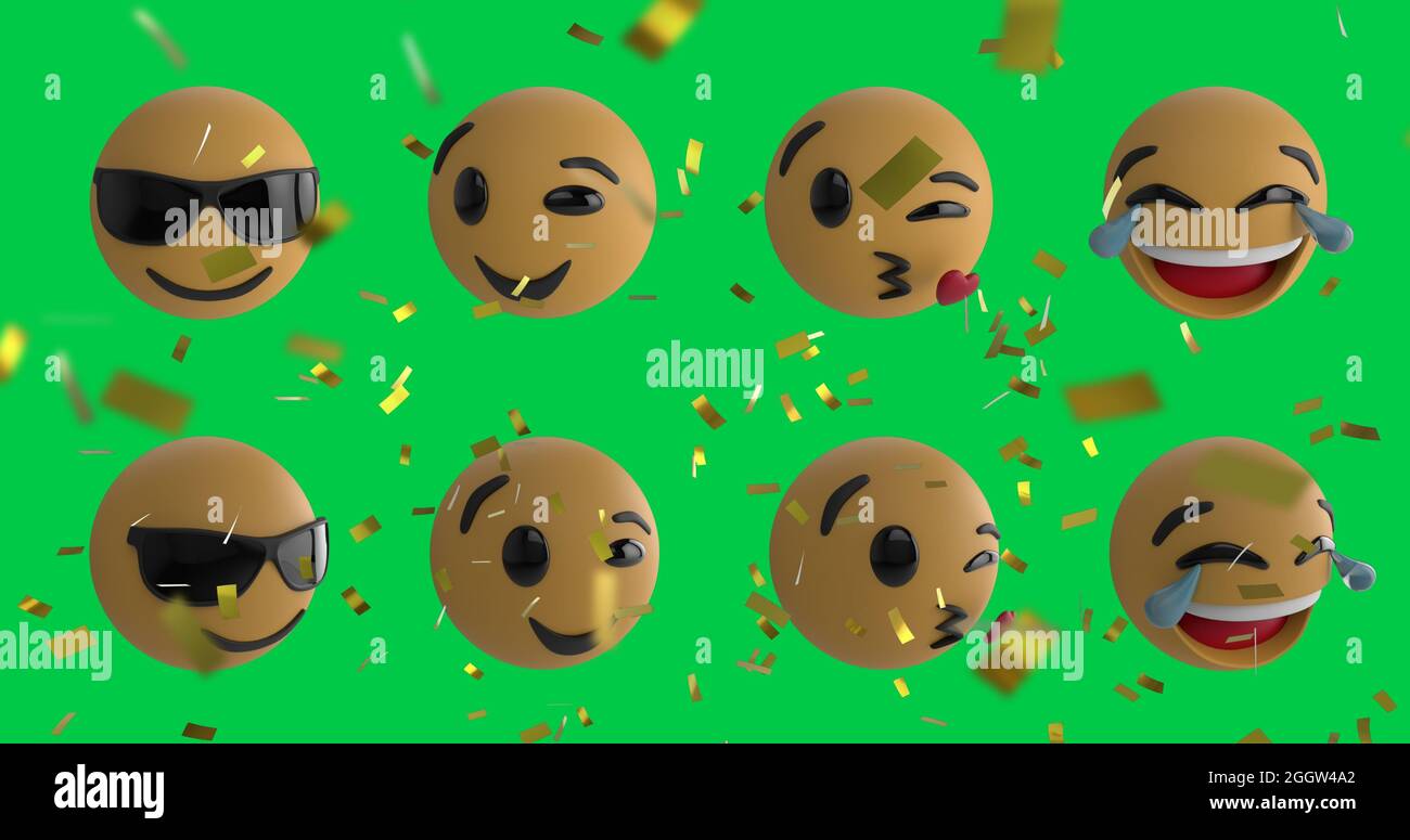 Falling emoji icons hi-res stock photography and images - Alamy