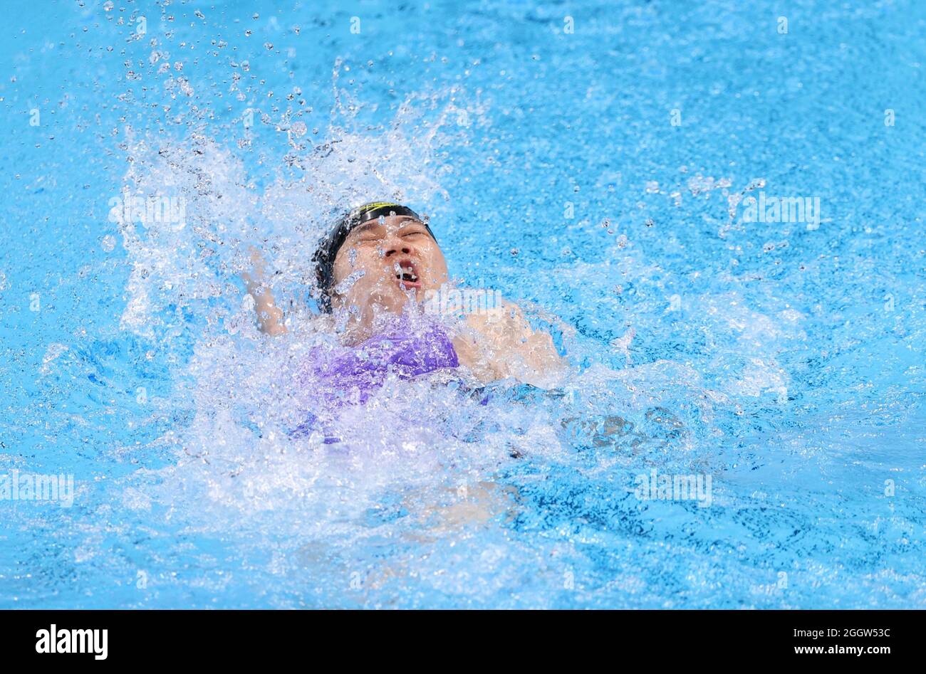 Tokyo, Japan. 3rd Sep, 2021. Zhou Yanfei of China competes during the ...