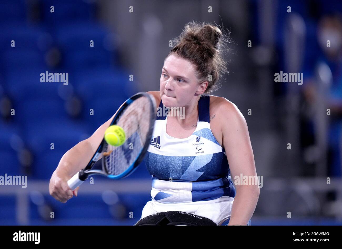 Great Britain's Jordan Whiley in action during the Women's singles ...