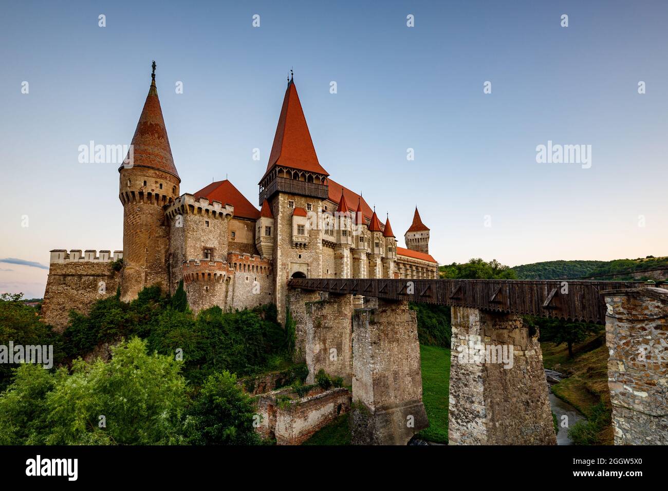 The Hunedoara Castle in Romania Stock Photo - Alamy