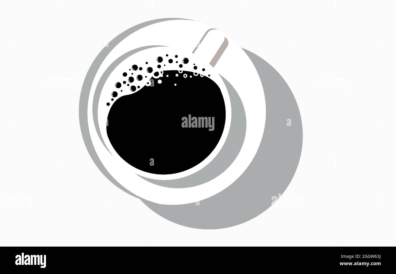 Start day caffeine illustration hi-res stock photography and images - Alamy