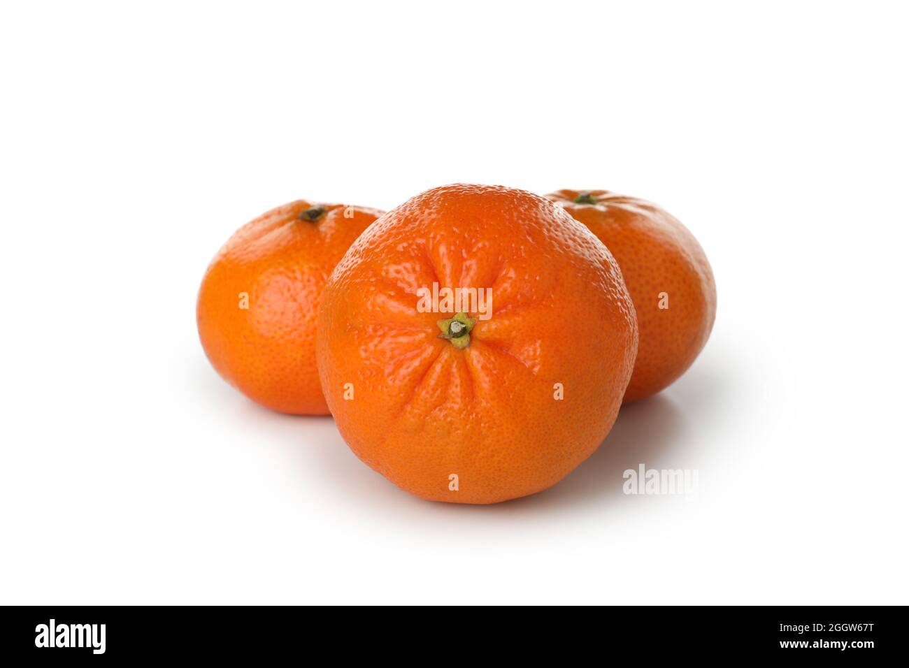 Fresh tasty mandarins isolated on white background Stock Photo - Alamy