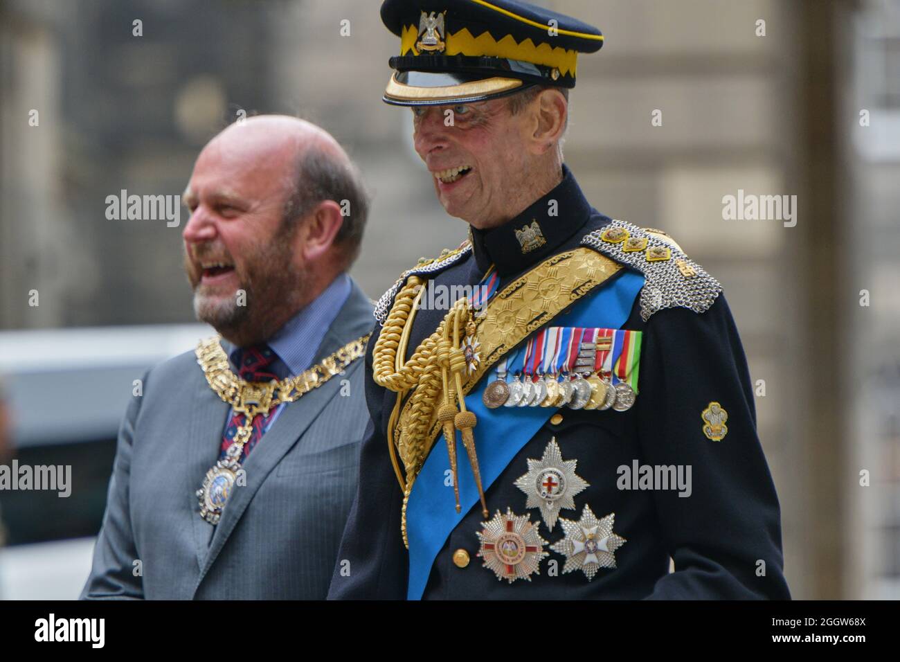 Edinburgh Scotland, UK September 03 2021. The Royal Scots Dragoon ...