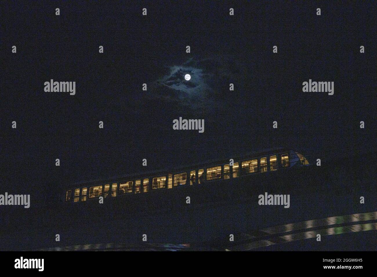 Moon and rail hi-res stock photography and images - Alamy