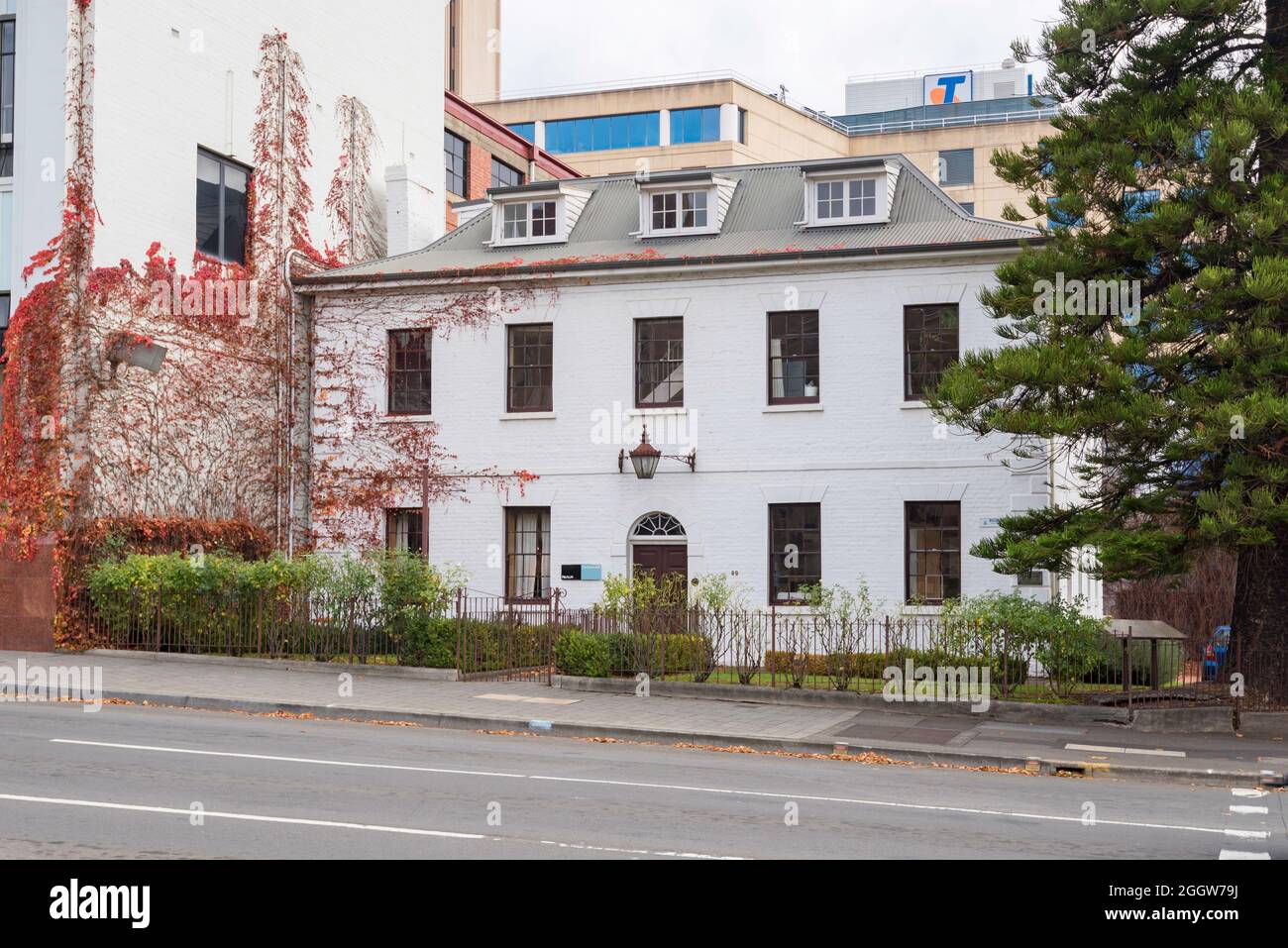 The Georgian Colonial designed Ingle Hall is believed to be Hobart's ...