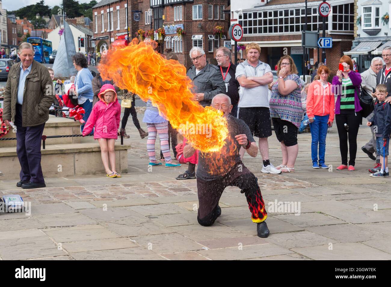 Fire eating hi-res stock photography and images - Alamy