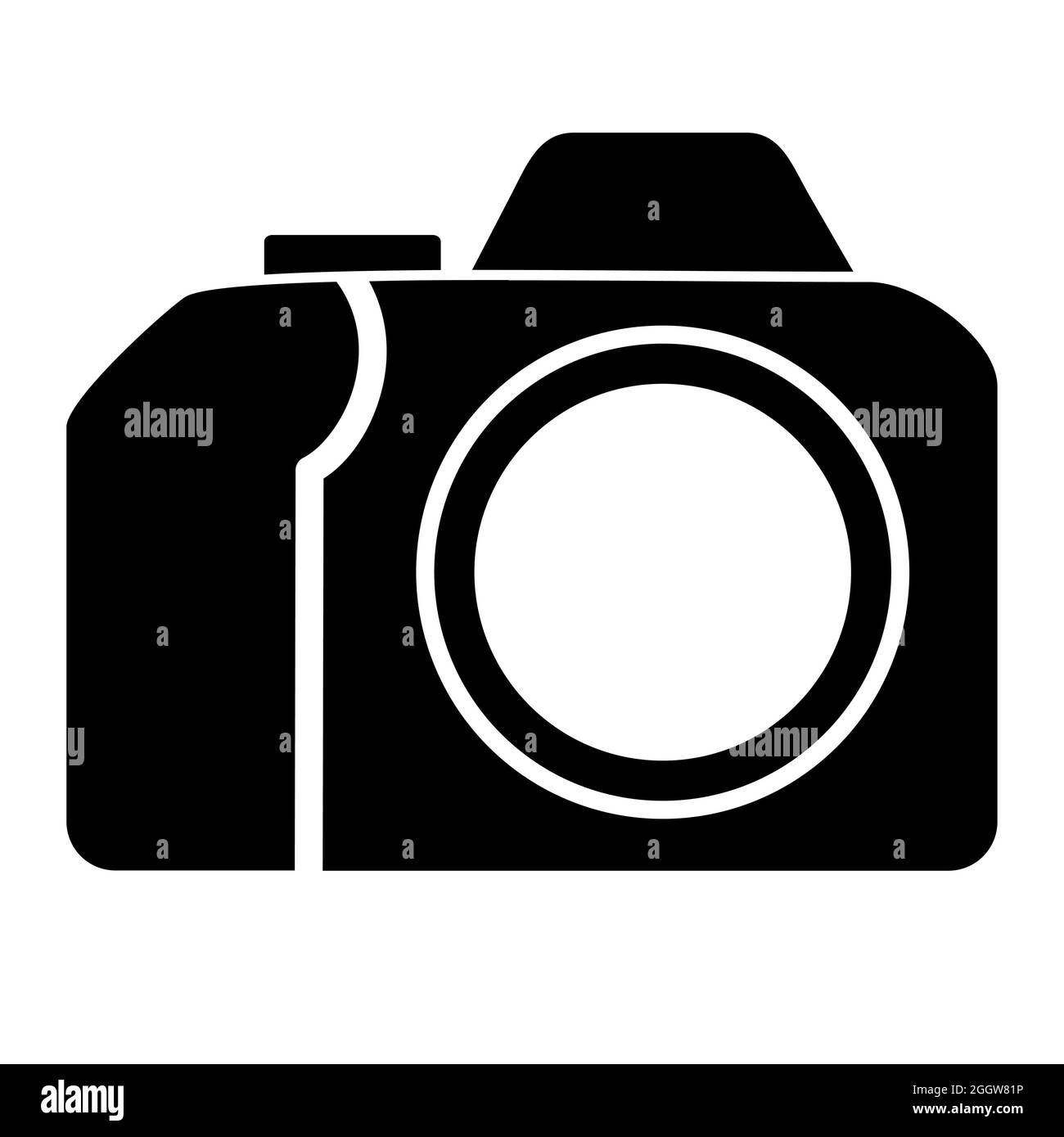 Clipart Camera Black And White Icon