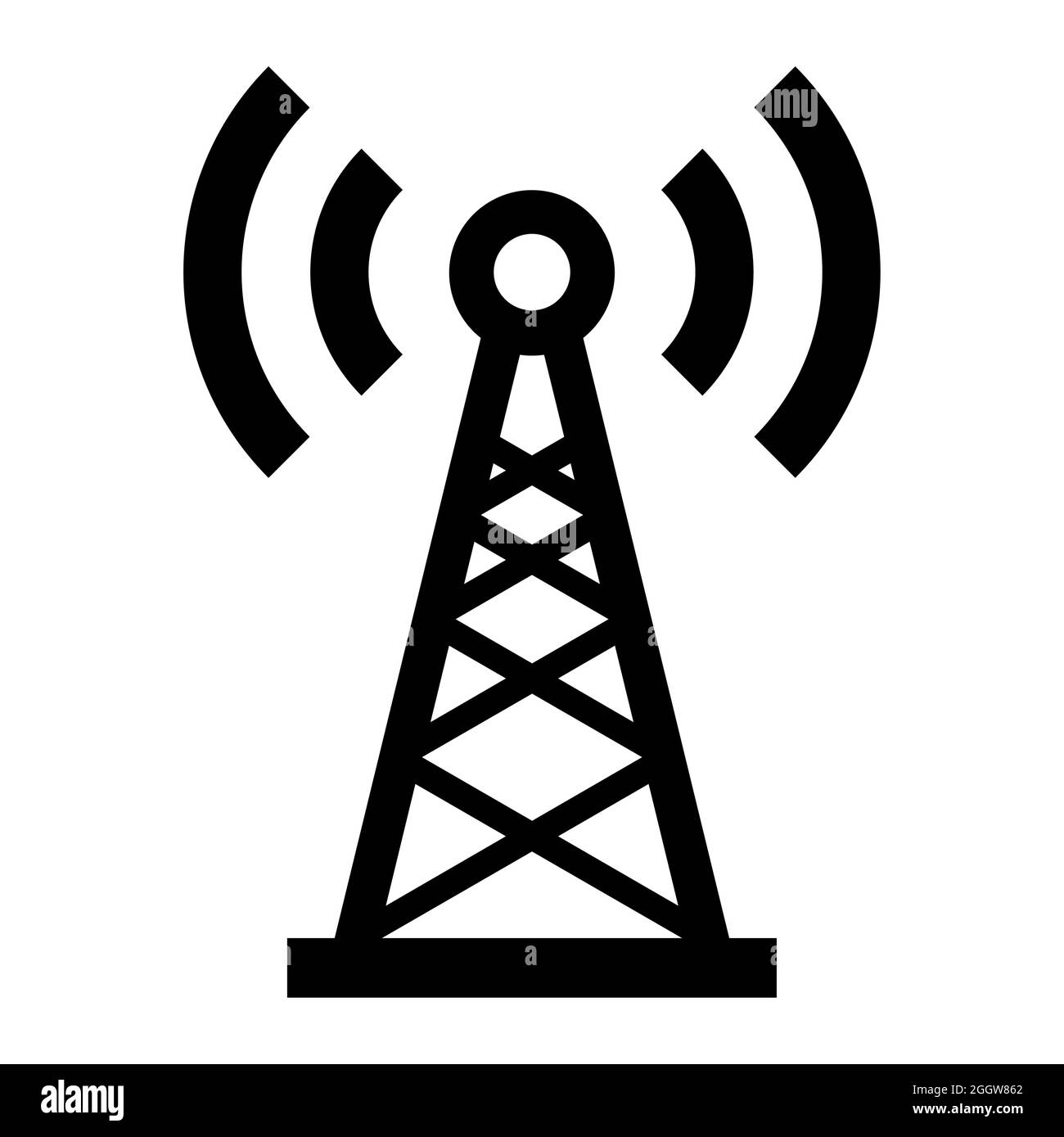 Radio Mast Symbol High Resolution Stock Photography and Images - Alamy