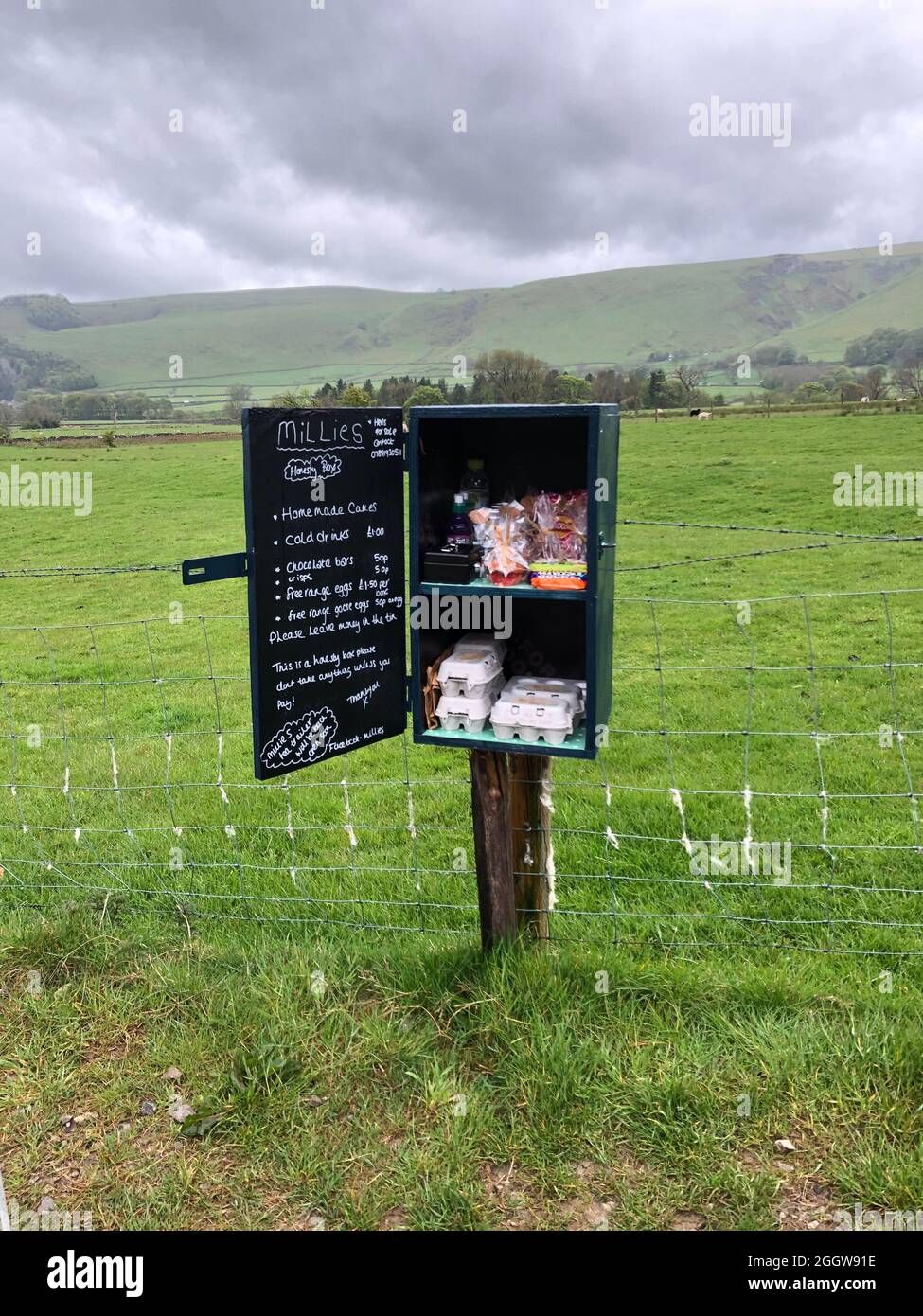 Yorkshire dales honesty box hi-res stock photography and images - Alamy