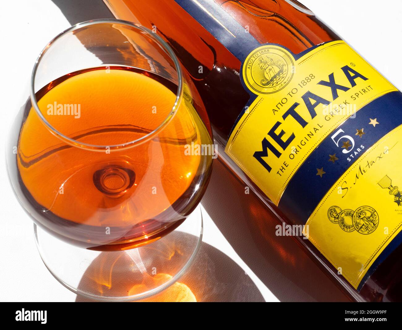 Brandy metaxa hi-res stock photography and images - Alamy