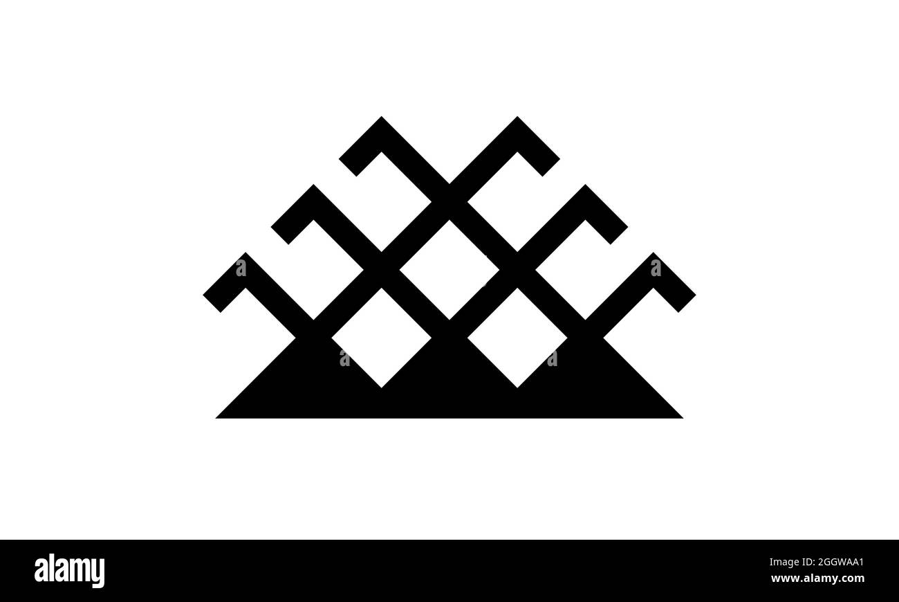 Simple Logo template. Old Baltic sign. Folk symbol Stock Vector Image ...