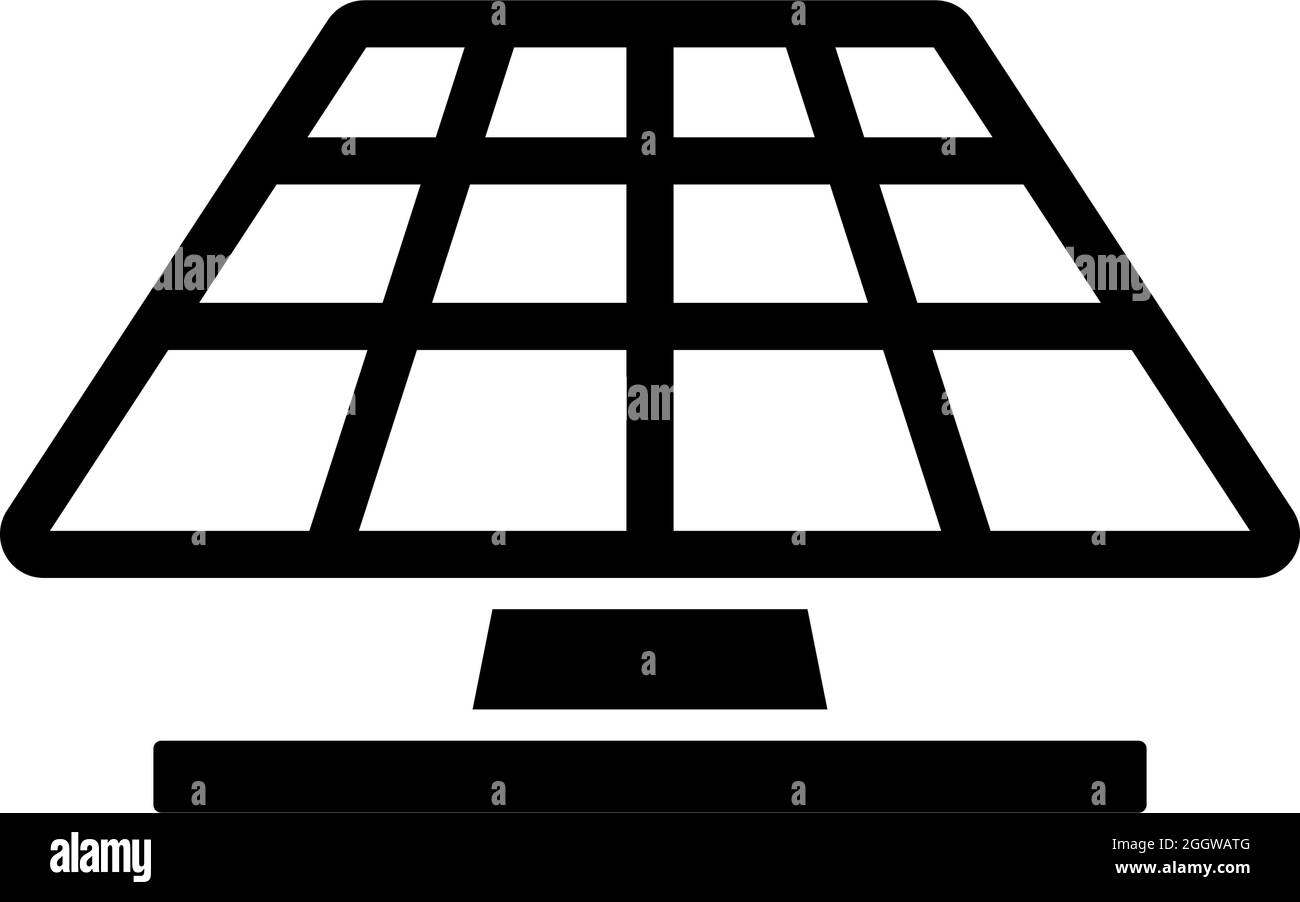 Solar cell pattern vector Black and White Stock Photos & Images - Alamy