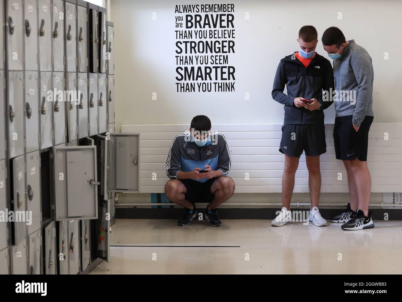Past pupils of Beneavin De La Salle College, Finglas, Luke Norton (left ...