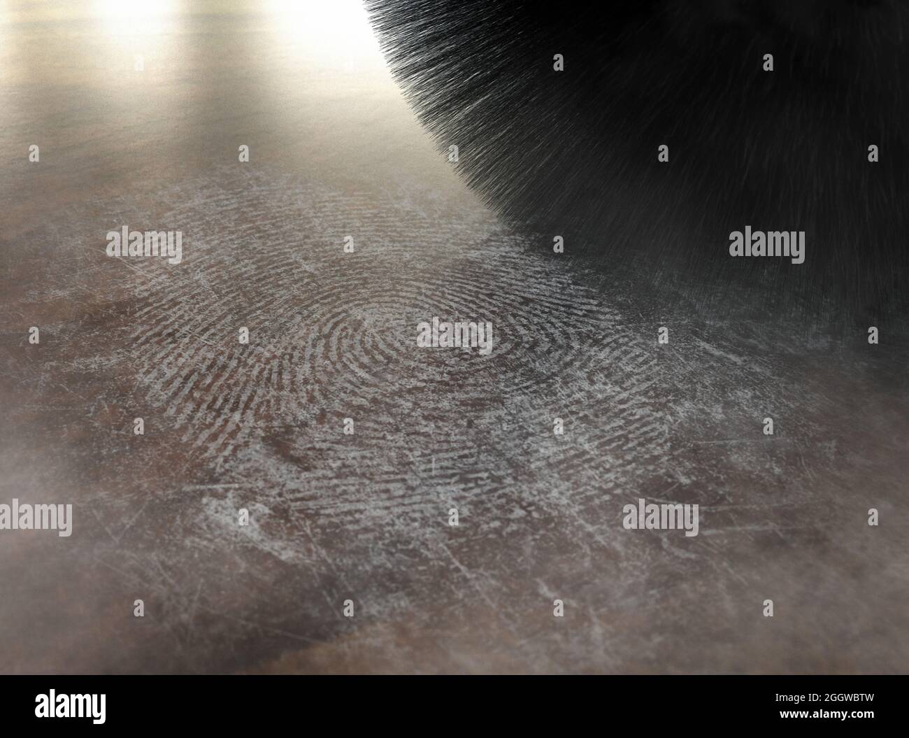 Fingerprint powder hi-res stock photography and images - Alamy