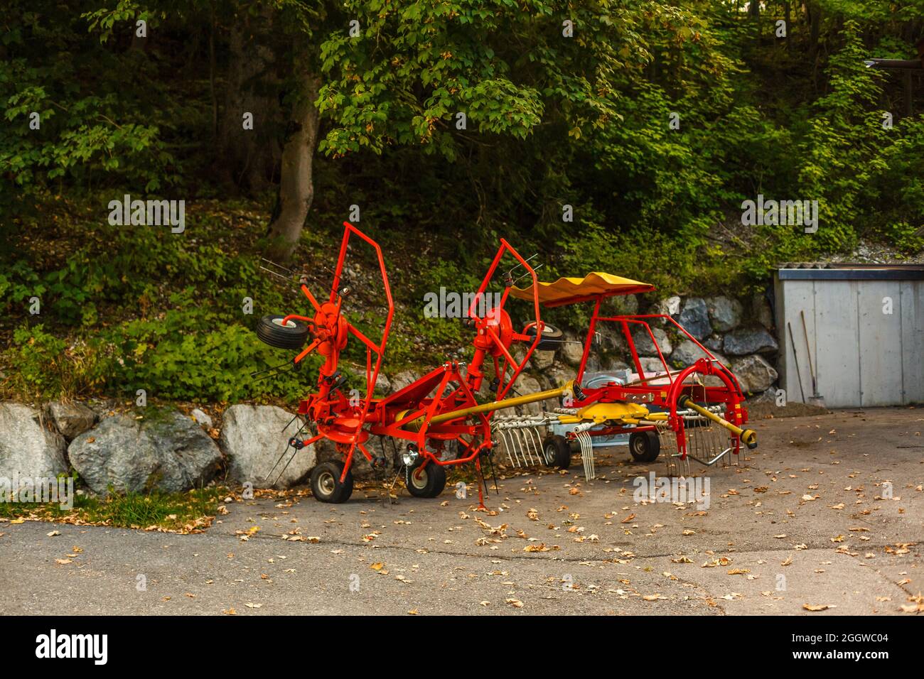 garden farming machinery Stock Photo - Alamy