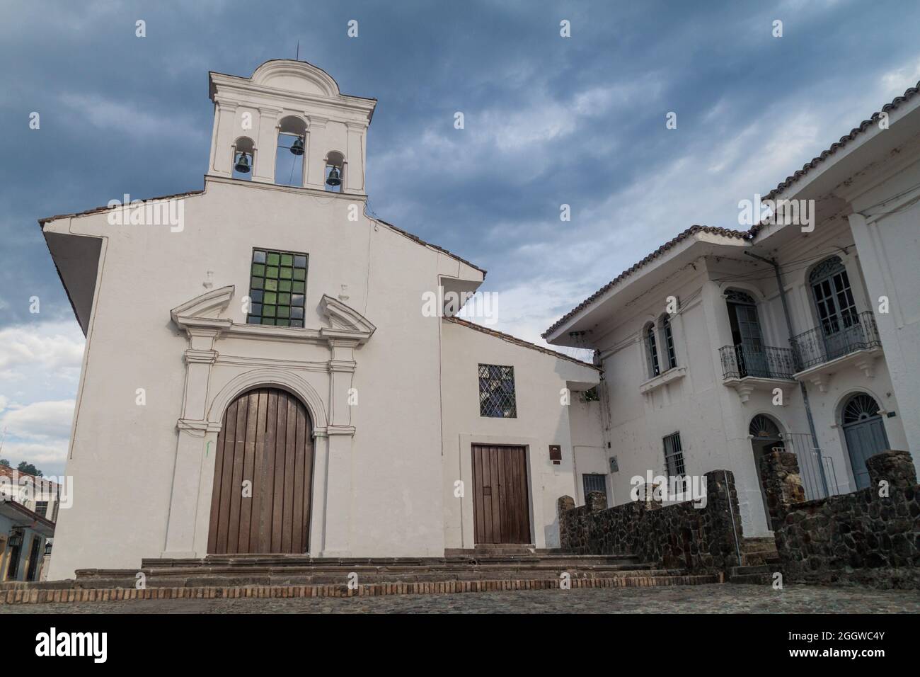 La Ermita church in colonial city Popayan, Colombia Stock Photo - Alamy