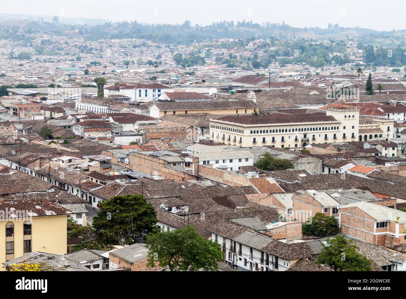 Aerial view of Popayan, Colombia Stock Photo - Alamy