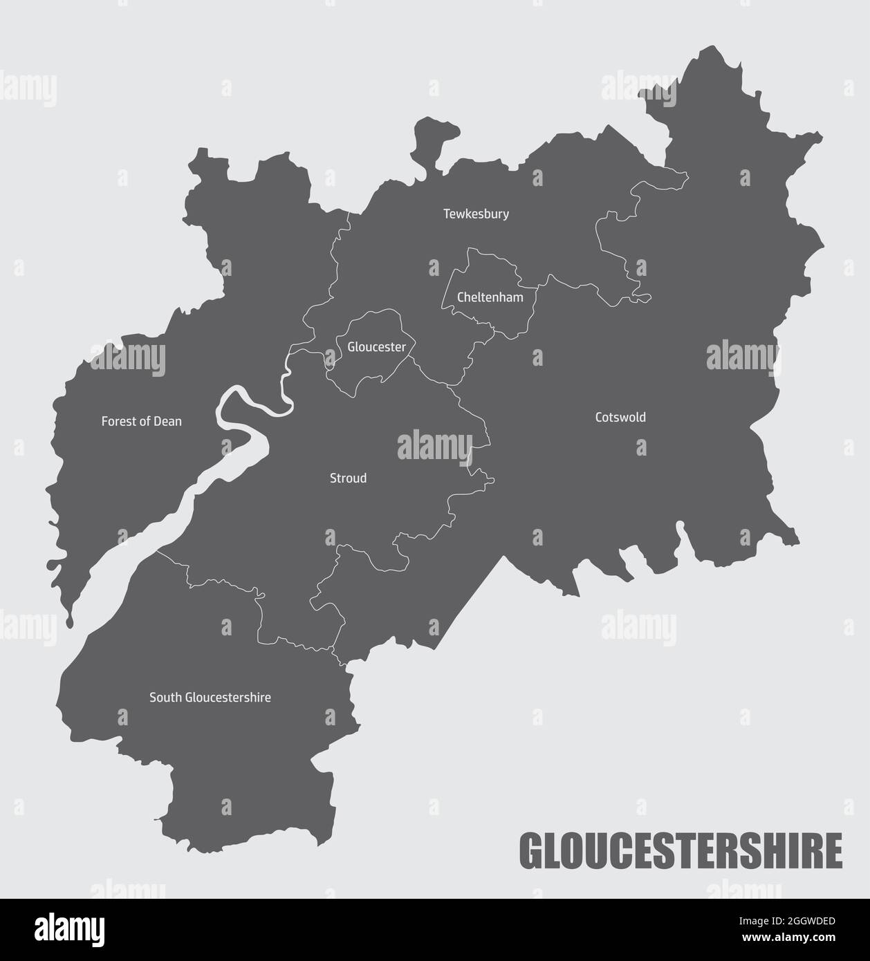 Map of cheltenham Stock Vector Images - Alamy