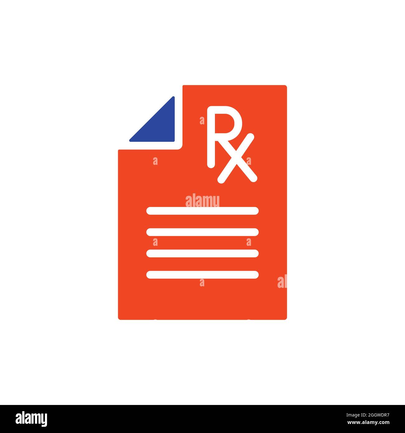 Medical prescription Rx sign glyph icon. Medicine and healthcare ...