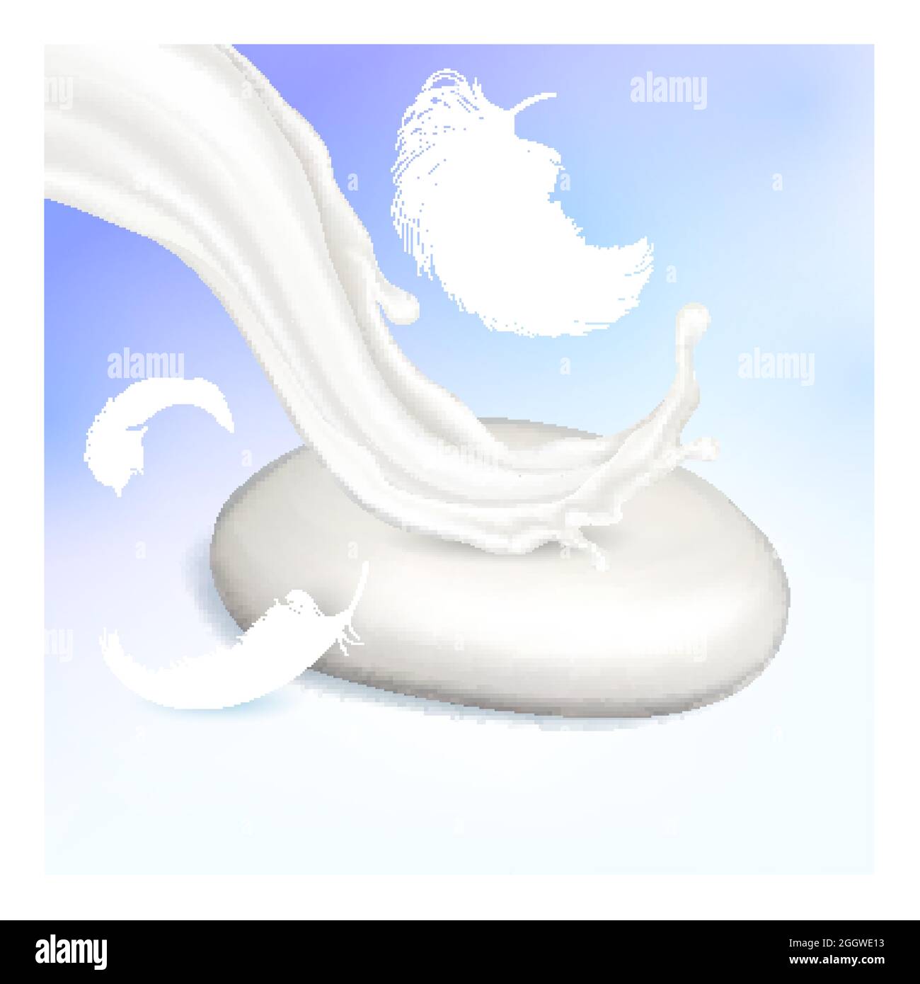 Soap Bathroom Creative Promotional Poster Vector Stock Vector Image ...