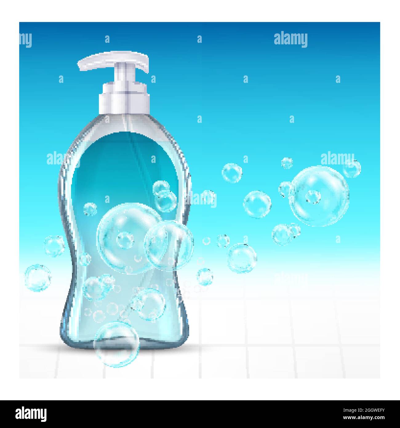 Liquid Soap Creative Promotional Poster Vector Stock Vector Image & Art ...