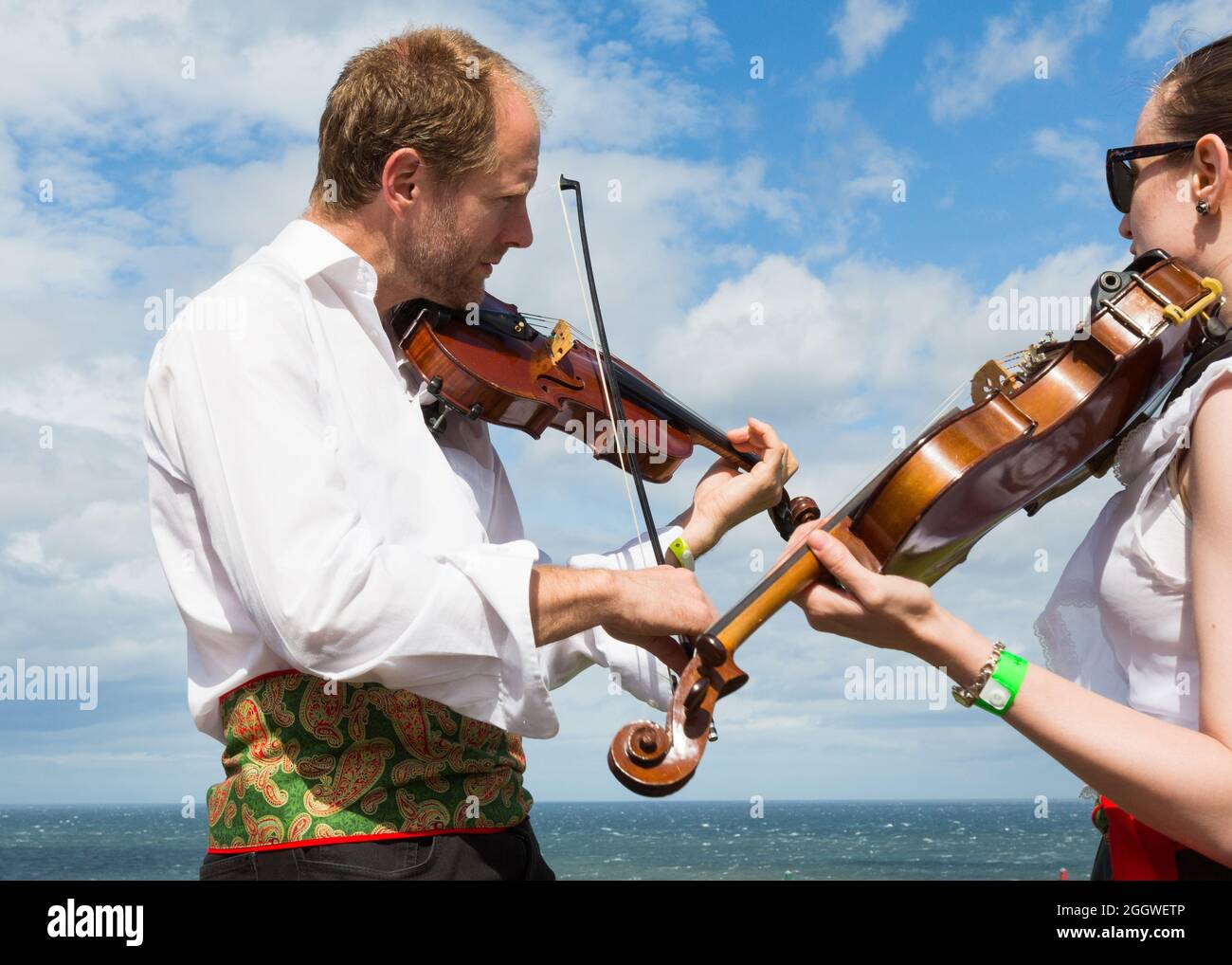Traditional dancing at Whitby folk week Stock Photo - Alamy