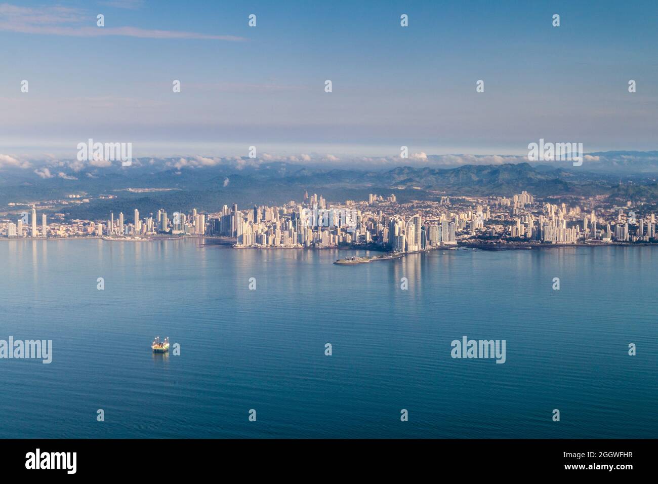 Skyline of Panama city, capital of Panama Stock Photo - Alamy