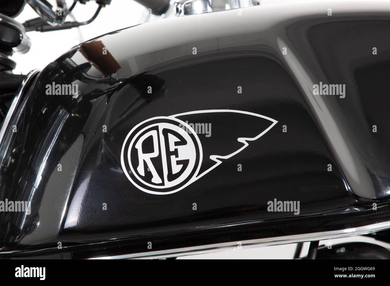 Bordeaux , Aquitaine France - 12 25 2020 : Royal Enfield gt continental ...