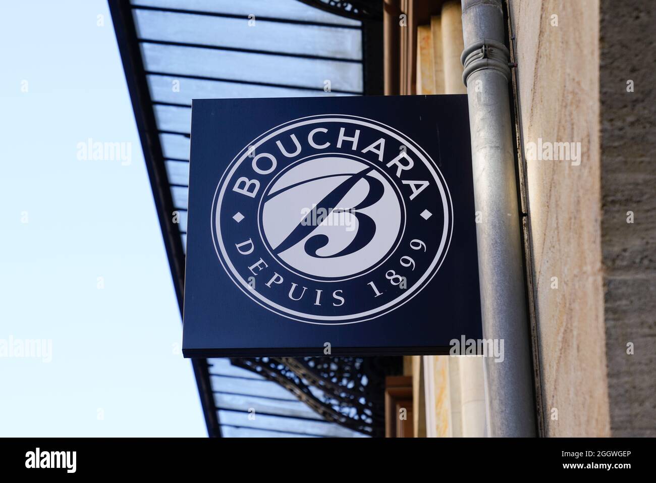 Bordeaux , Aquitaine France - 12 25 2020 : Bouchara logo text and sign ...