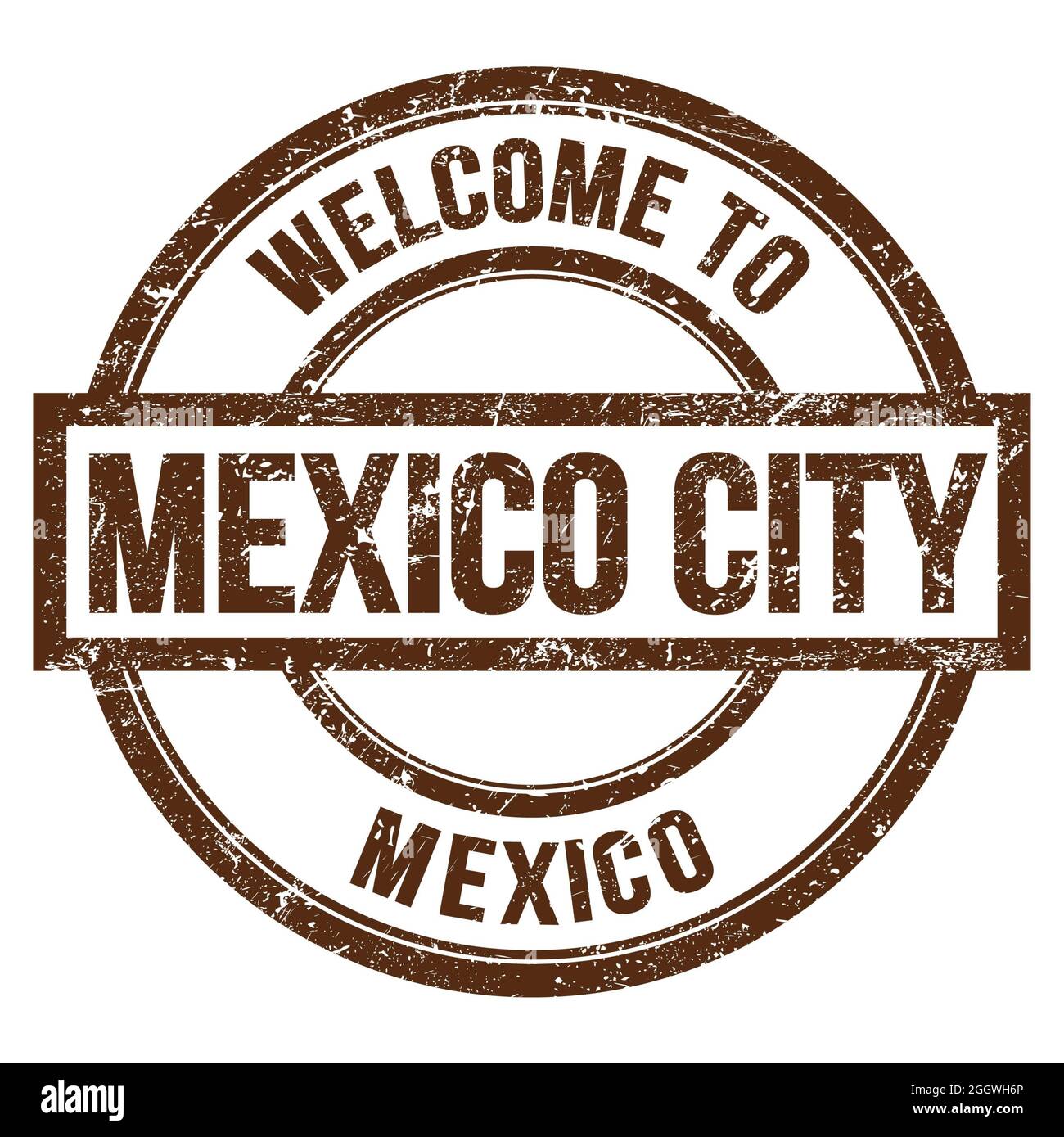 Welcome mexico stamp hi-res stock photography and images - Alamy
