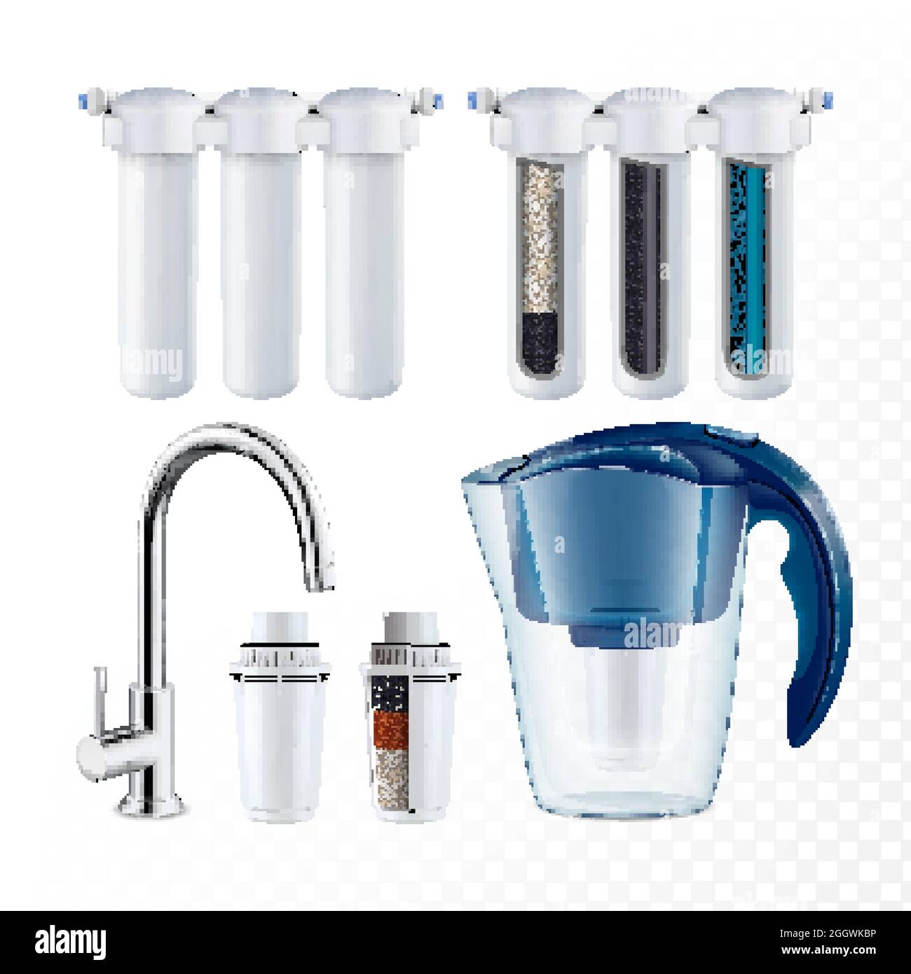 Charcoal filtering Stock Vector Images - Alamy