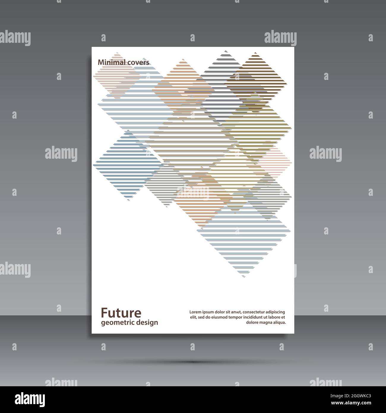 Minimal covers set. Future geometric design. Abstract 3d meshes. Eps10 vector Stock Vector Image ...