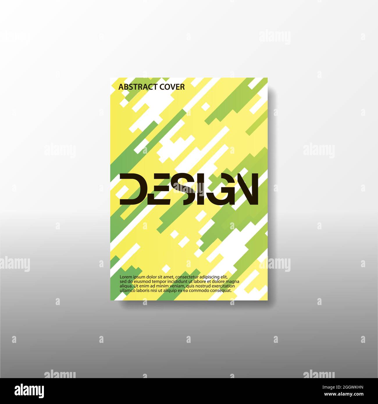 A4 minimal color design. Annual report, brochure, banner, idea, cover ...