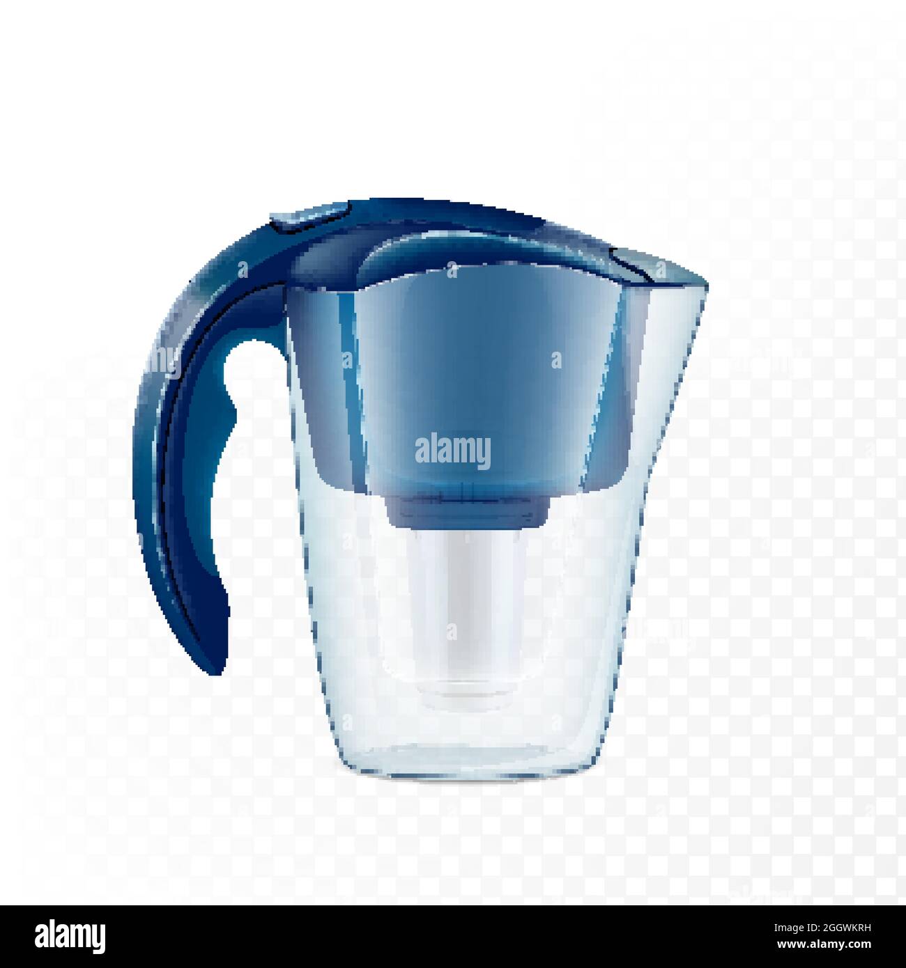 Water Filter Container For Filtering Drink Vector Stock Vector Image ...