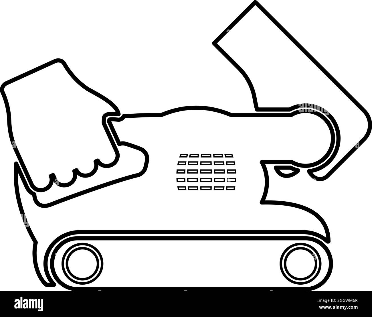 Tool for as sanding Stock Vector Images - Alamy