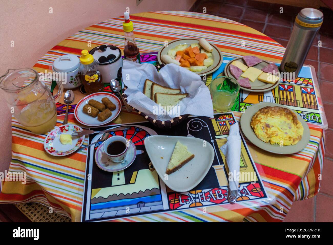 Typical cuban breakfast for tourists hi-res stock photography and ...