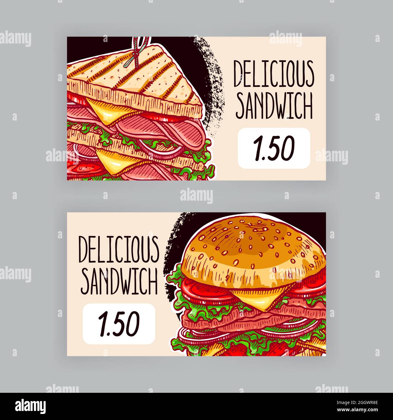 Cute banners hi-res stock photography and images - Alamy