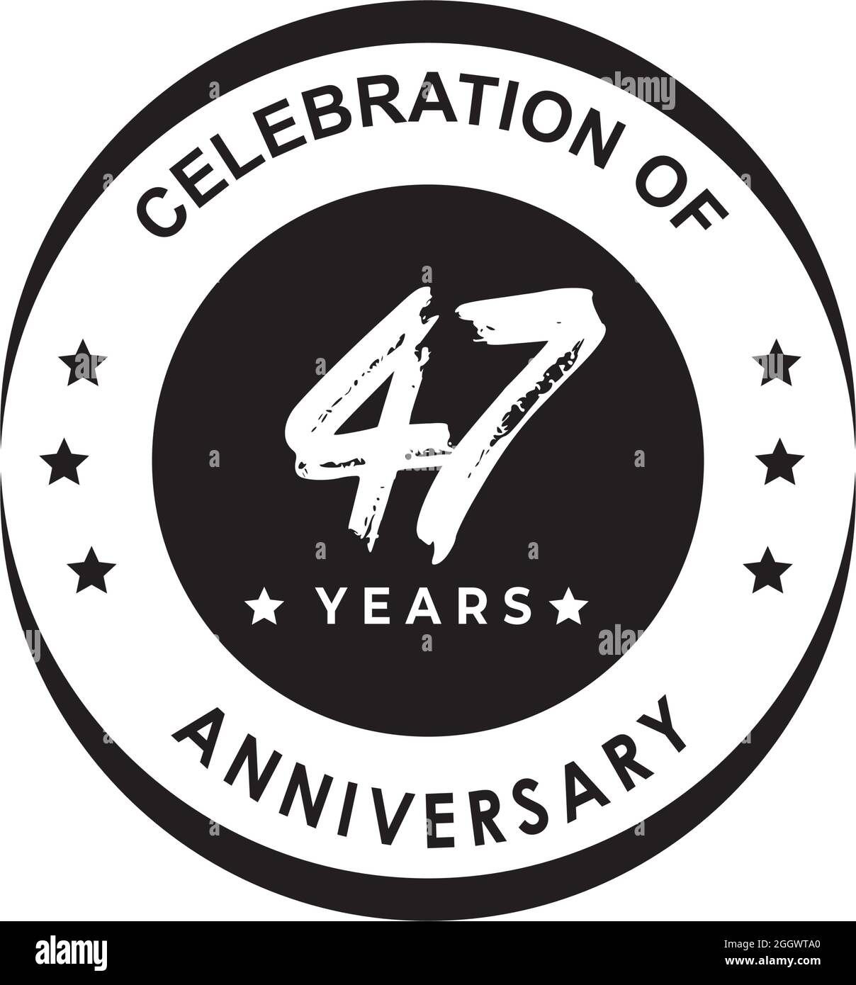 47 years anniversary Stock Vector Images - Alamy