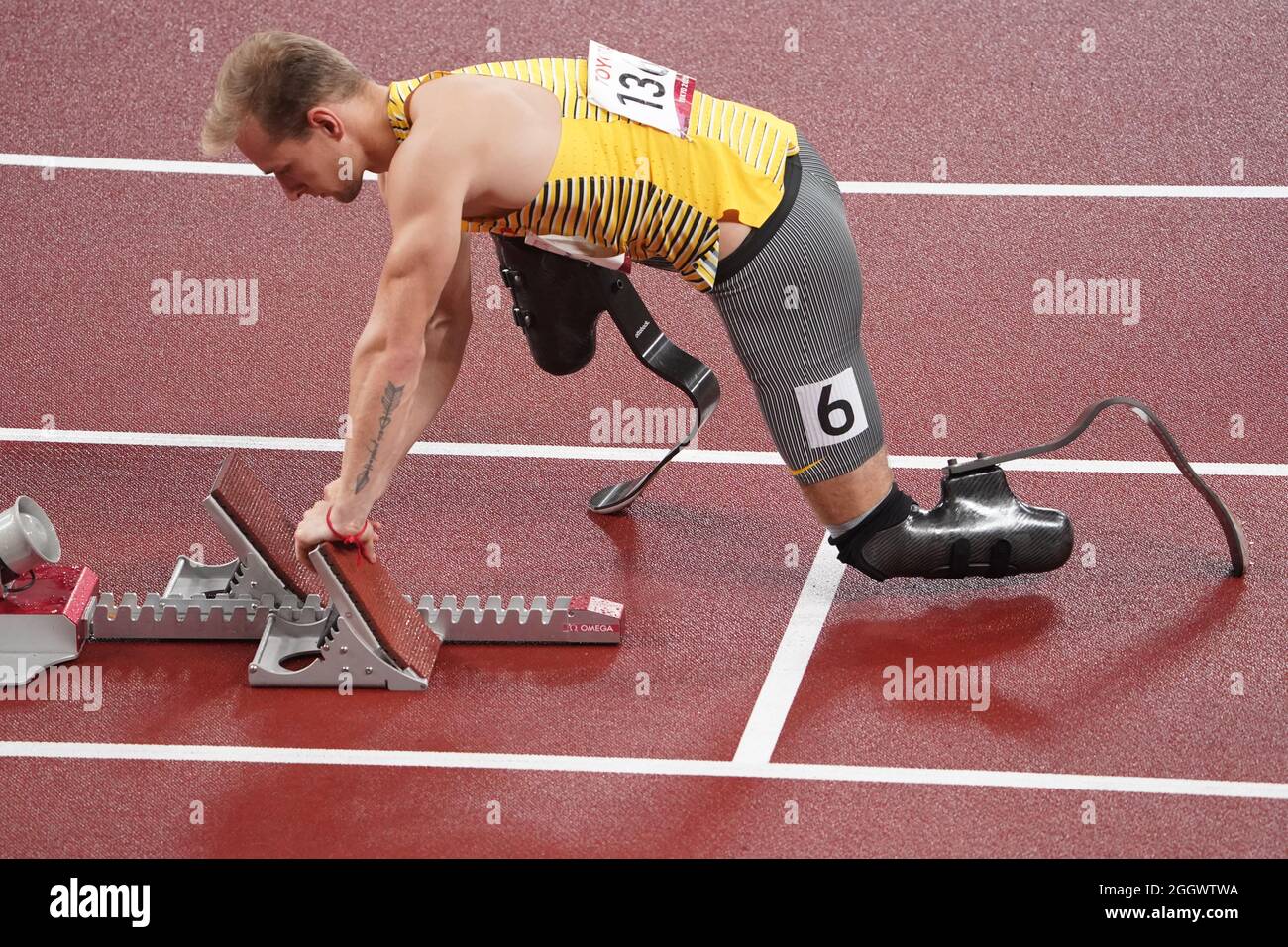 Tokio, Japan. 03rd Sep, 2021. Paralympics: Athletics, men's 400 metres ...